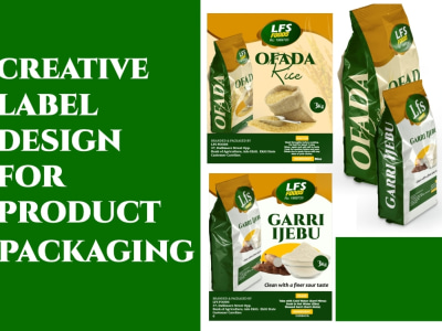 Amazing product label design and product label packaging | Upwork