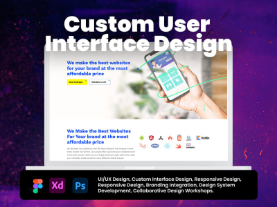 Figma Design | Custom Web Design | Responsive Design | Landing page Design | Upwork