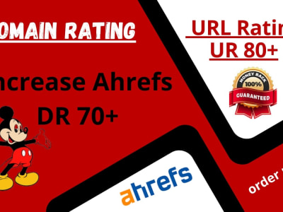 Domain rating (DR) 70+ JUST in 30 Days | Upwork