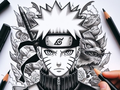 A fantastic drawing of your favorite anime or cartoon character | Upwork