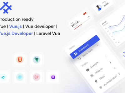 Vue | Vue.js | Vue developer | Vue.js Developer | Laravel Vue | Upwork