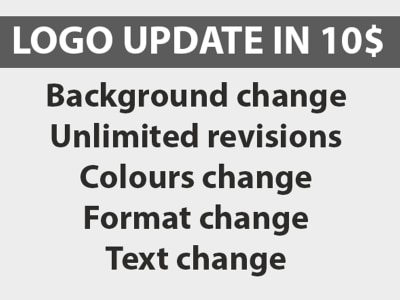 An update your logo design in few hours | Upwork