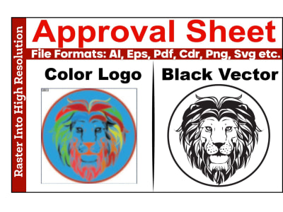 Vector trace, vectorize, convert logo to vector an hour | Upwork