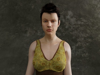 Realistic high poly and optimized low poly game character for unreal ...