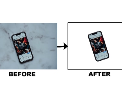 Background removal image with high resolution | Upwork