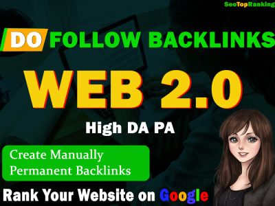 500 web2.0 Backlinks High Da Pa Authority for Google Top Ranking | Upwork