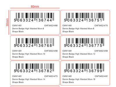 Barcode Label, Barcode Sticker, Hang Tag Sticker | Upwork