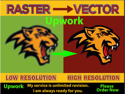 Vector tracing, vectorize image, convert logo to vector | Upwork