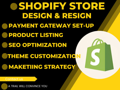 Shopify one product dropshipping store| theme Customization| Marketing | Upwork
