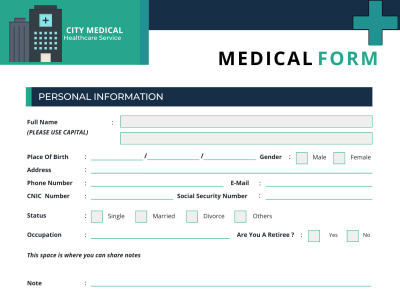 Professionally design fillable PDF form | Upwork