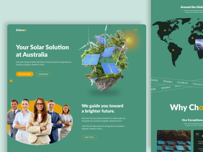 Green website design simple, eco smart solutions for sustainable ...