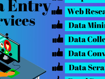 All data entry, data collection and Database update. | Upwork