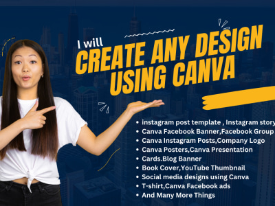 Design using canva, posters, youtube thumbnail | Upwork