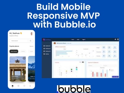 A no code bubble app developer to build a responsive MVP Web App | Upwork
