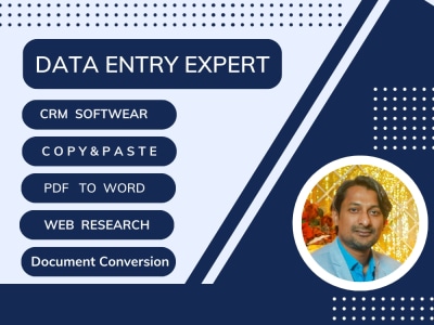 Data Entry Expert ,Typing, Copy Paste, Pdf to Word & Excel ,Web research . | Upwork