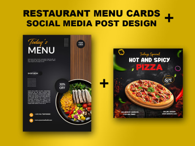 An amazing restaurant menu, food menu, service menu and menu board ...