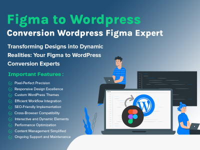 Professional Conversion from Figma Design to WordPress Website | Upwork