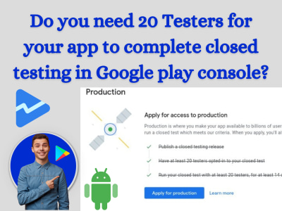 Closed testing with 12 testers as per Google's new requirements | Upwork