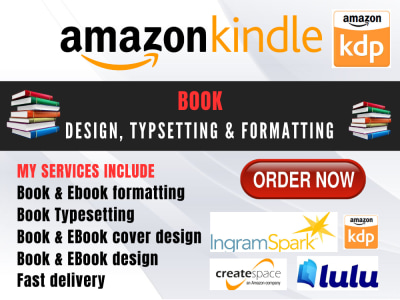 Professional Book Formatting/typesetting ebook layout design for amazon ...