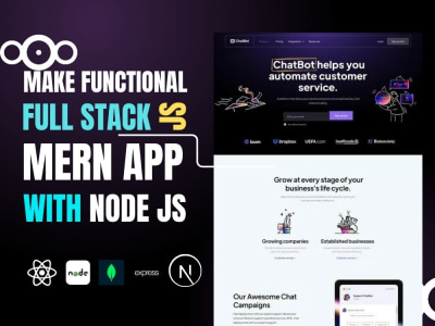 A Full Stack Web Application for your business | Upwork