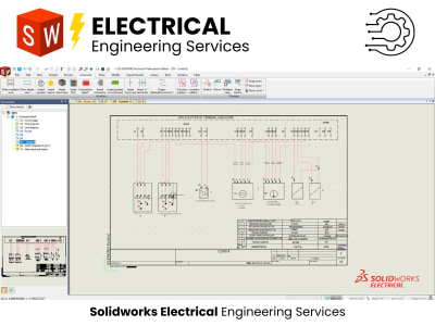 Schematics, Wiring diagram and BOM using SolidWorks Electrical | Upwork