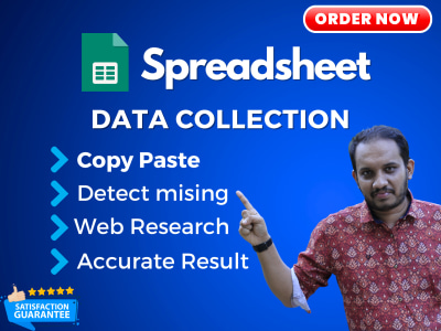 Best data collection, Spreadsheet data entry, scraping, copy paste services | Upwork