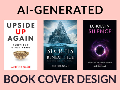 AI generated book cover design, ebook cover | Upwork