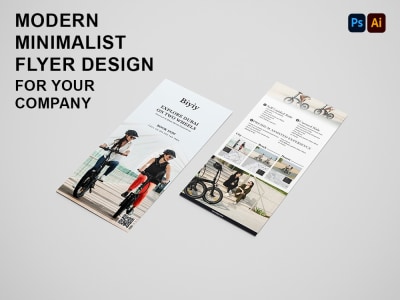 Minimalist modern Flyer design | Upwork