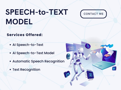 Speech to Text Model | AI Speech to Text | AI Automatic Speech Recognition | Upwork