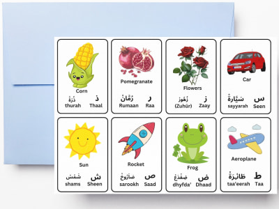 English/ Arabic Flashcards for any subject | Upwork