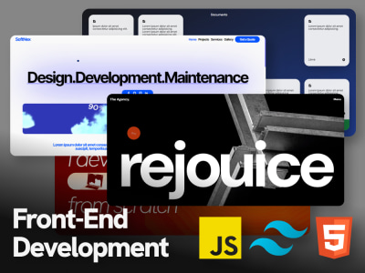 Front-End Development of your website | HTML, Tailwind CSS, JavaScript | Upwork