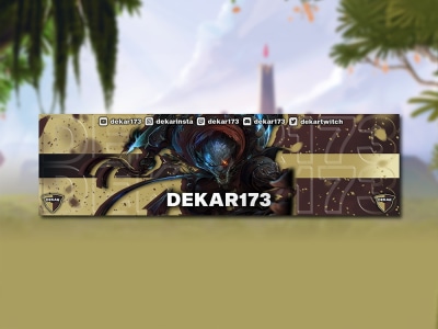 League of Legends YouTube Channel Banner +more | Upwork