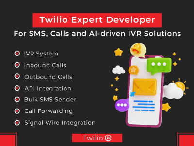 A Twilio Expert Developer for SMS, Calls and AI-driven IVR Solutions | Upwork