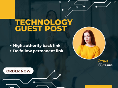 A technology guest post with authority backlink | Upwork