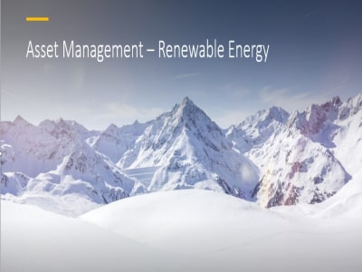 Asset Management Consultant for Renewable Energy | Upwork