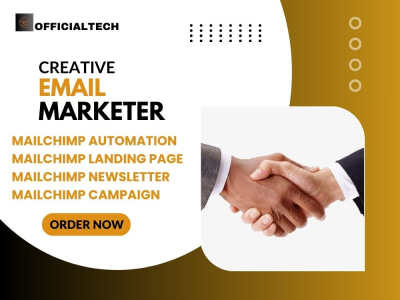 MailChimp newsletter template, landing page, campaign, automation | Upwork