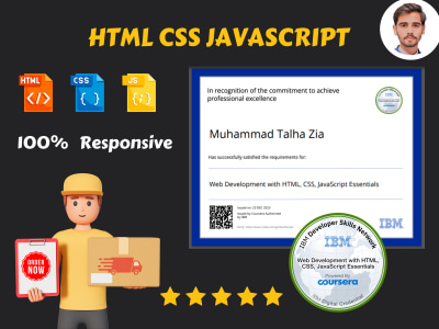 Web Development with HTML, CSS, JavaScript Essentials | Upwork