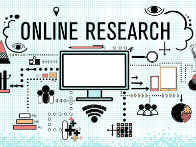 Web searching , web research, online research, data searching ...