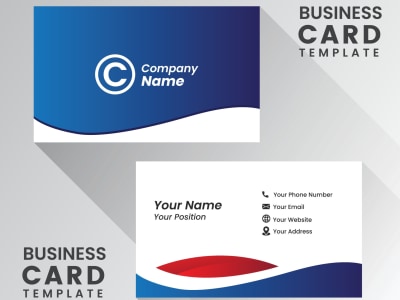 Professional and Minimal visiting Card | Upwork