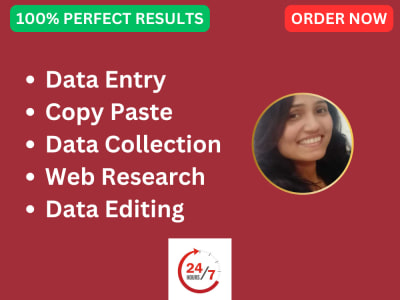 Your Data Entry jobs done perfectly as per your requirements. | Upwork