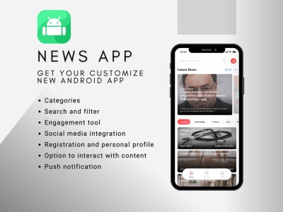 A great newspaper android app | Upwork