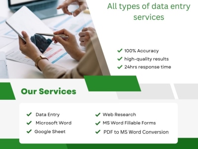 All types of data entry,Lead Generation,File conversion services. | Upwork