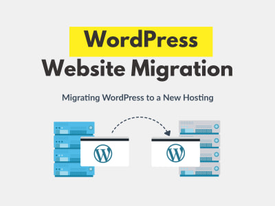 Your wordpress website migrate to another hosting or server | Upwork