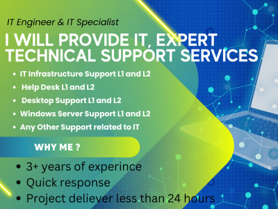 Expert IT and Technical Support engineering serices | Upwork