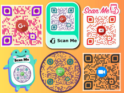 Professional qr code design with your logo | Upwork