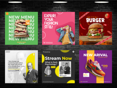 You can get an attractive social media post design | Upwork