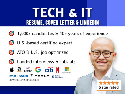 An ATS-Optimized Executive Resume for Tech & IT in 24 hours! | Upwork