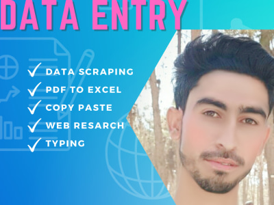 Data entry,web research,pdf excel,typing,copy past,web scraping,web resarch | Upwork
