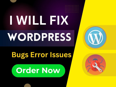 Fix WordPress Errors or Fix WordPress Issues | Website Issues | Bug fixing | Upwork