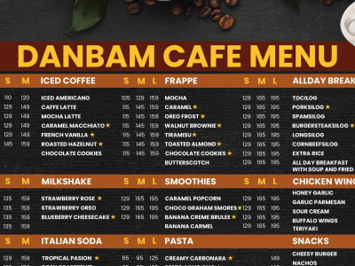 Restaurant Menu (Eye-Catching & High Quality) | Upwork